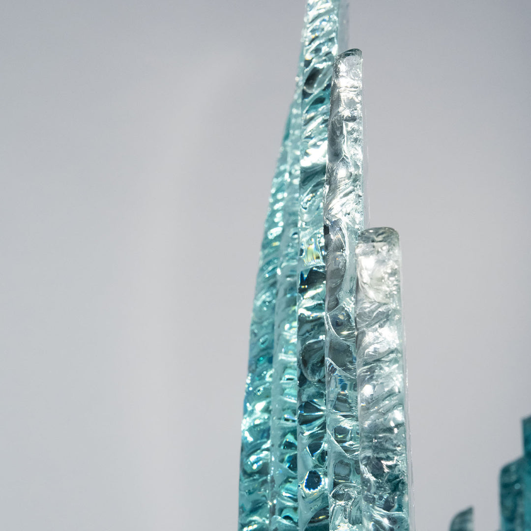 Wave Crystal Aquamarine Sculpture Ghirò Studio | Artemest
