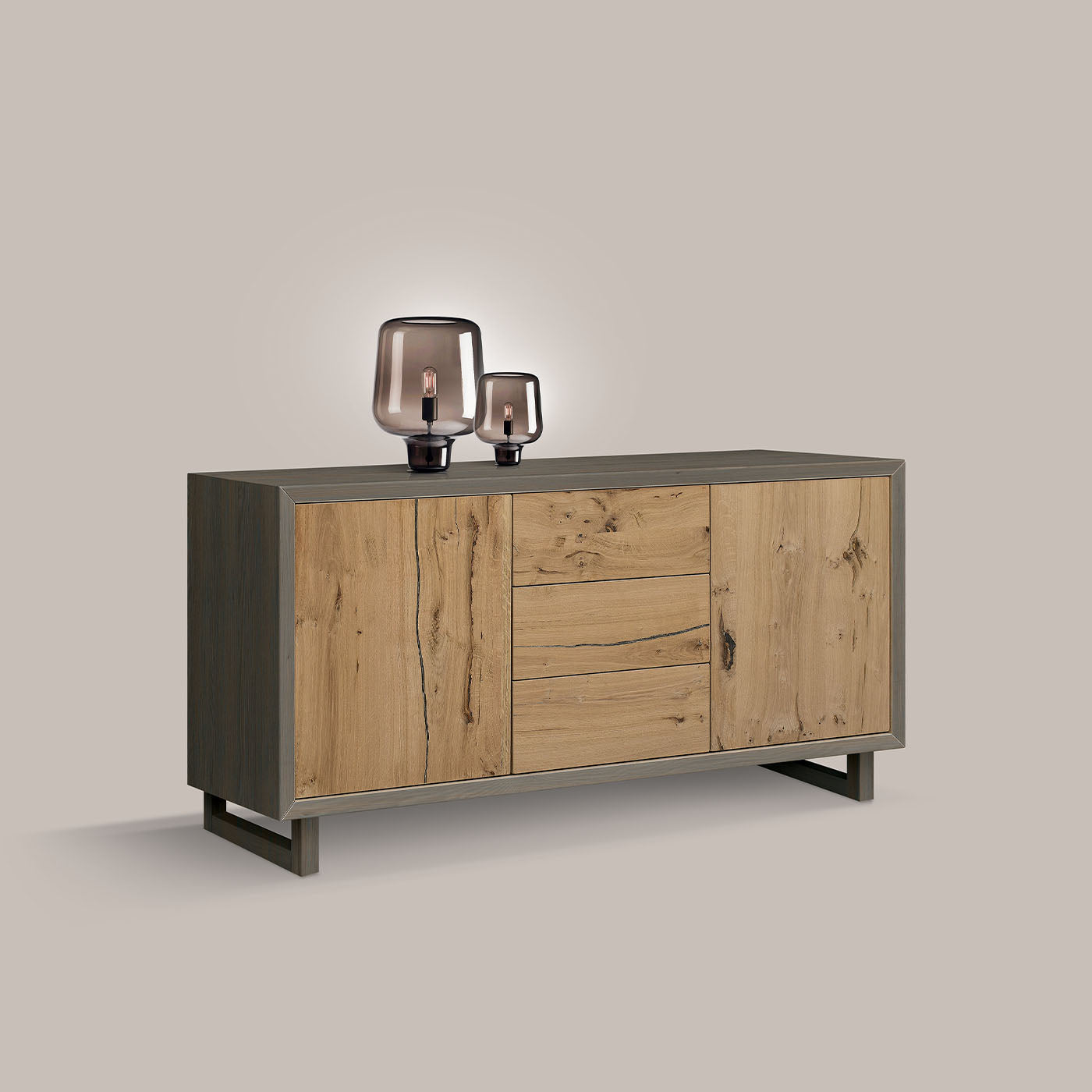 Oak Essence Natural Wood Sideboard Ebanisteria Roberto Gambella | Artemest