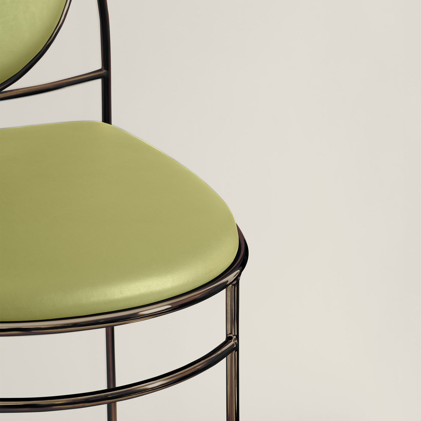 Ducale BZ Green Counter Stool Enrico Girotti | Artemest
