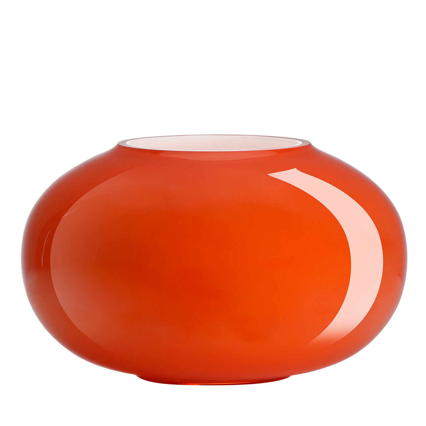 Pandora Orange And Milkwhite Glass Vase IVV | Artemest