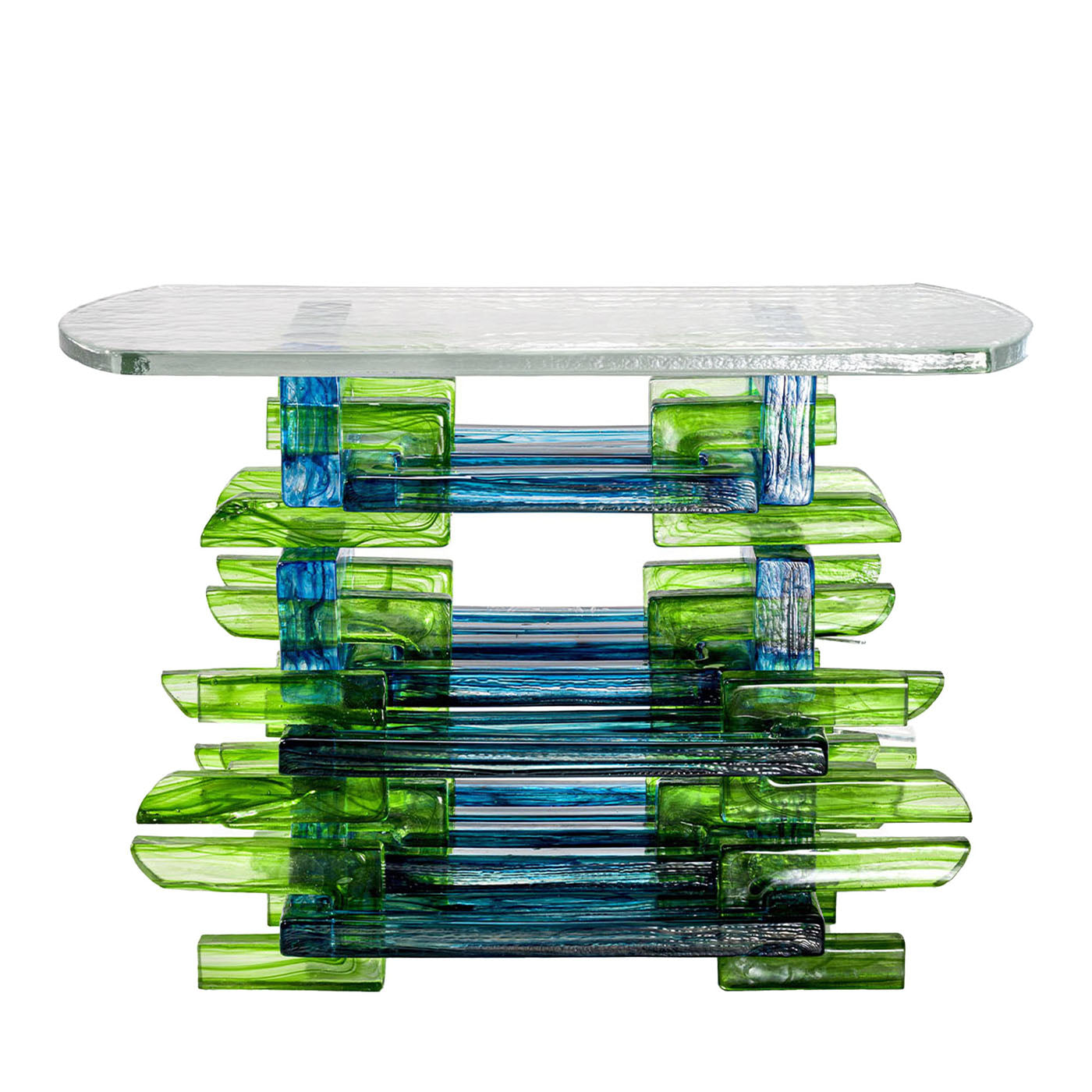 Laguna Chain Side Table by Bethan Laura Wood WonderGlass | Artemest