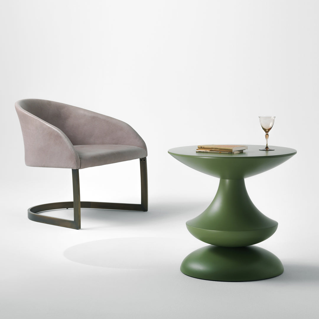 Birignao L green lacquered wood Side table Emmemobili | Artemest