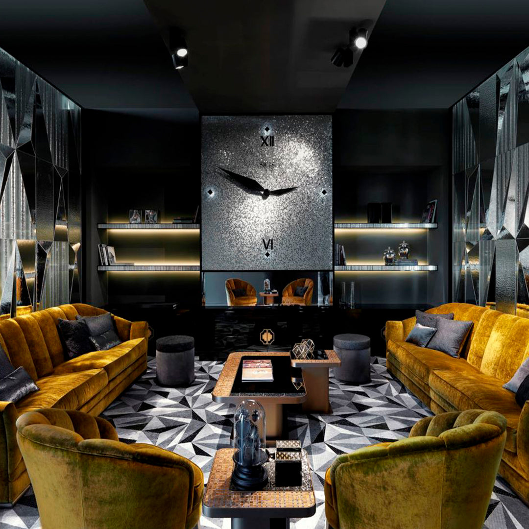 Diamond 4 seater Golden Sofa Sicis | Artemest