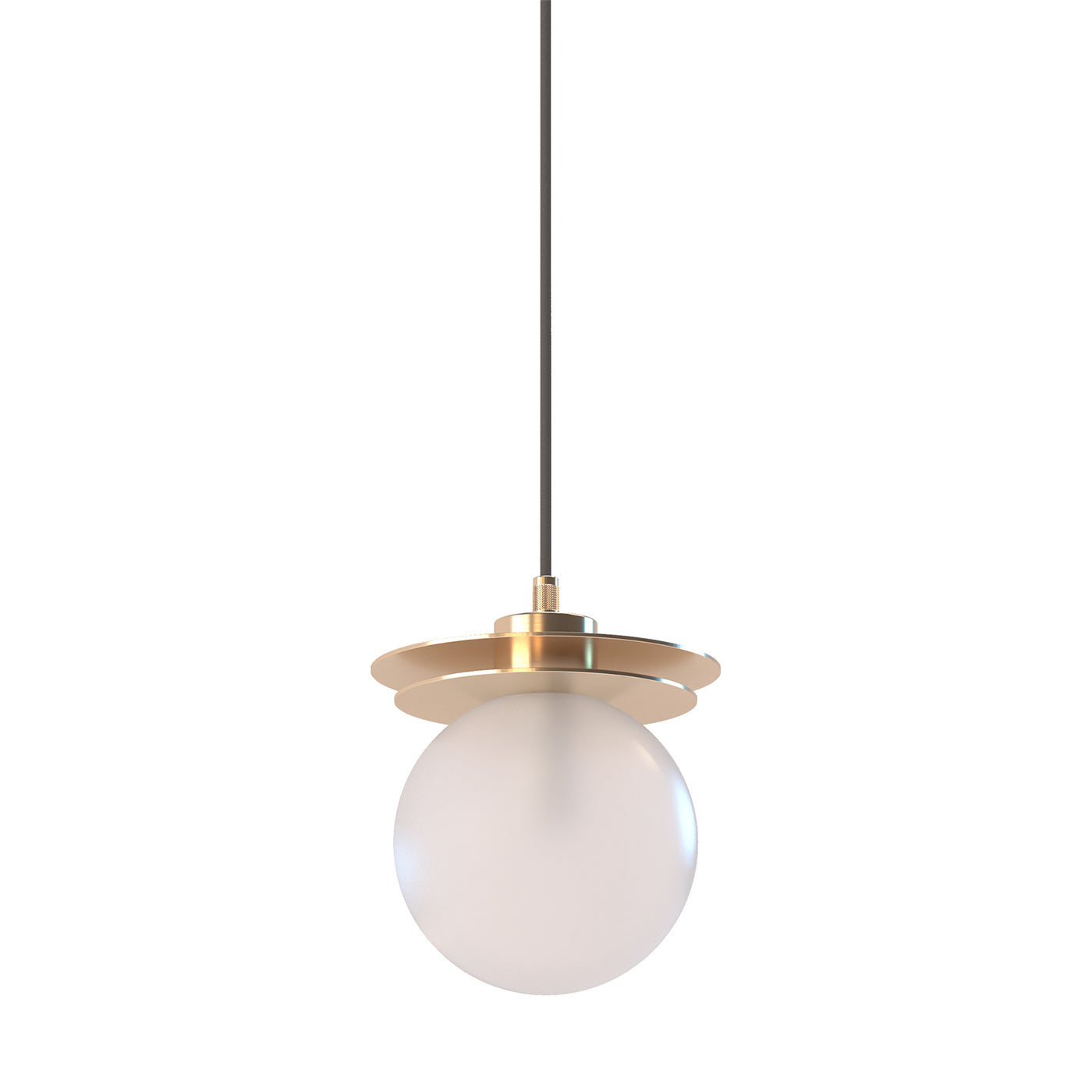 Crapa Gold Brass And Glass Small Pendant Lamp Luce Tu Lighting | Artemest