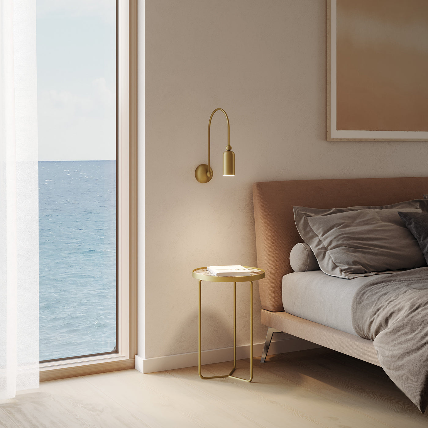 Madame Natural Brass Wall Lamp Il Fanale | Artemest