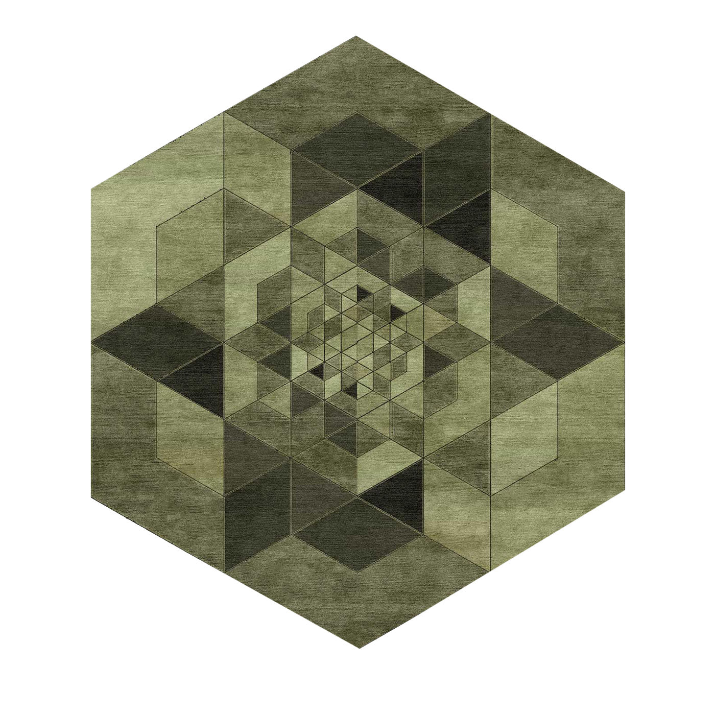 Deep Green Rug Sahrai | Artemest