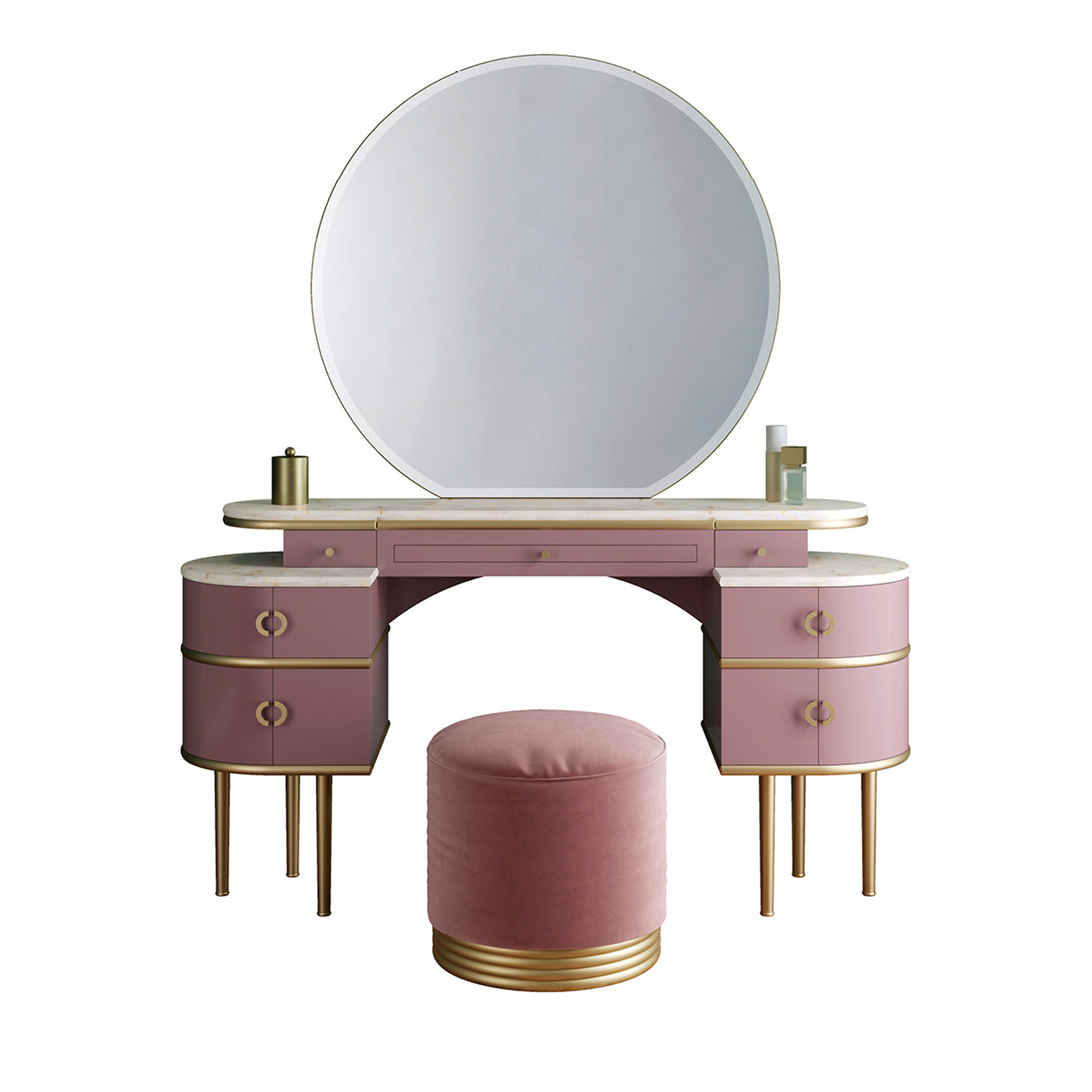 Zelda Intense Pink Vanity Devon&Devon | Artemest