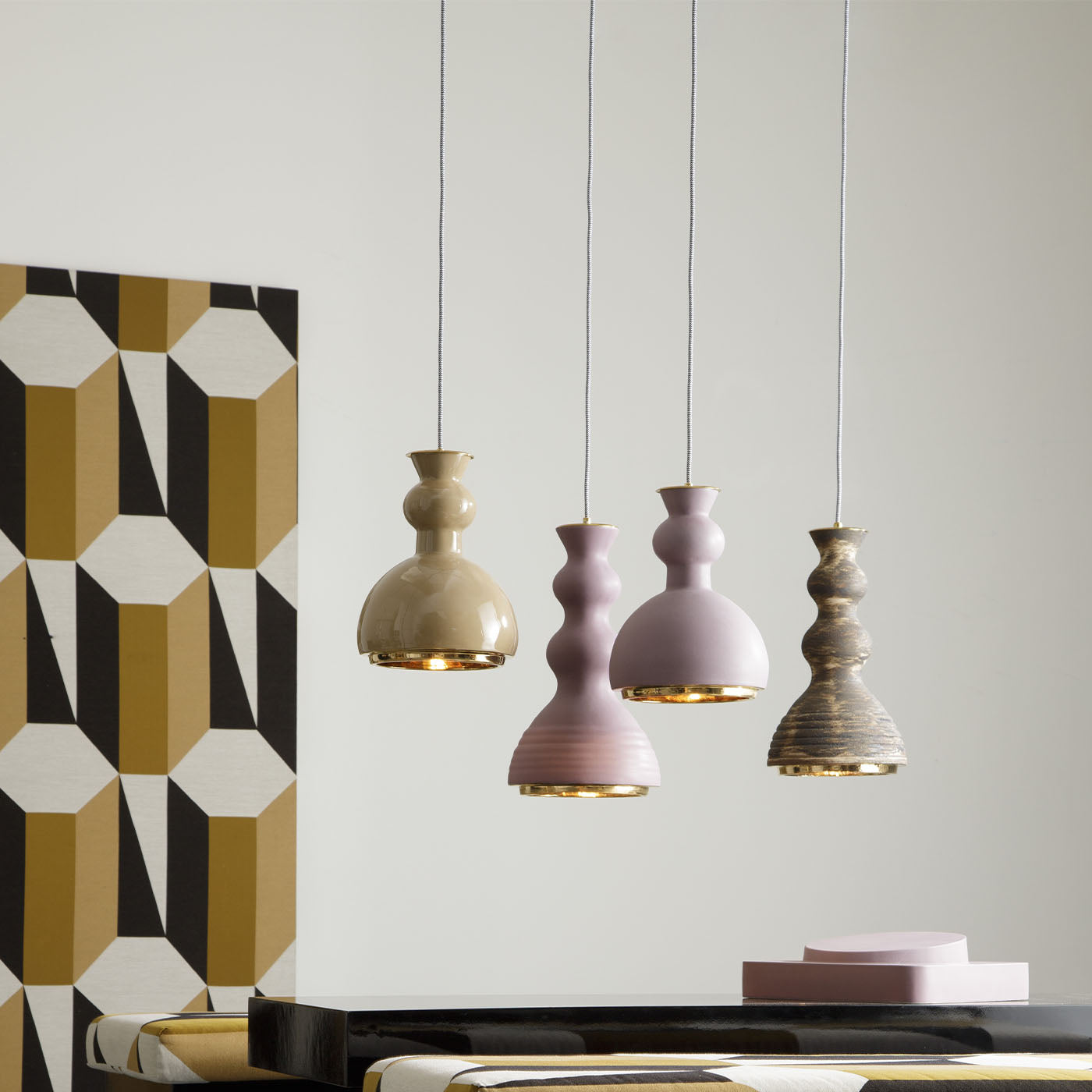 7307 Allegra Dappled Brown Pendant Lamp Sigma L2 | Artemest