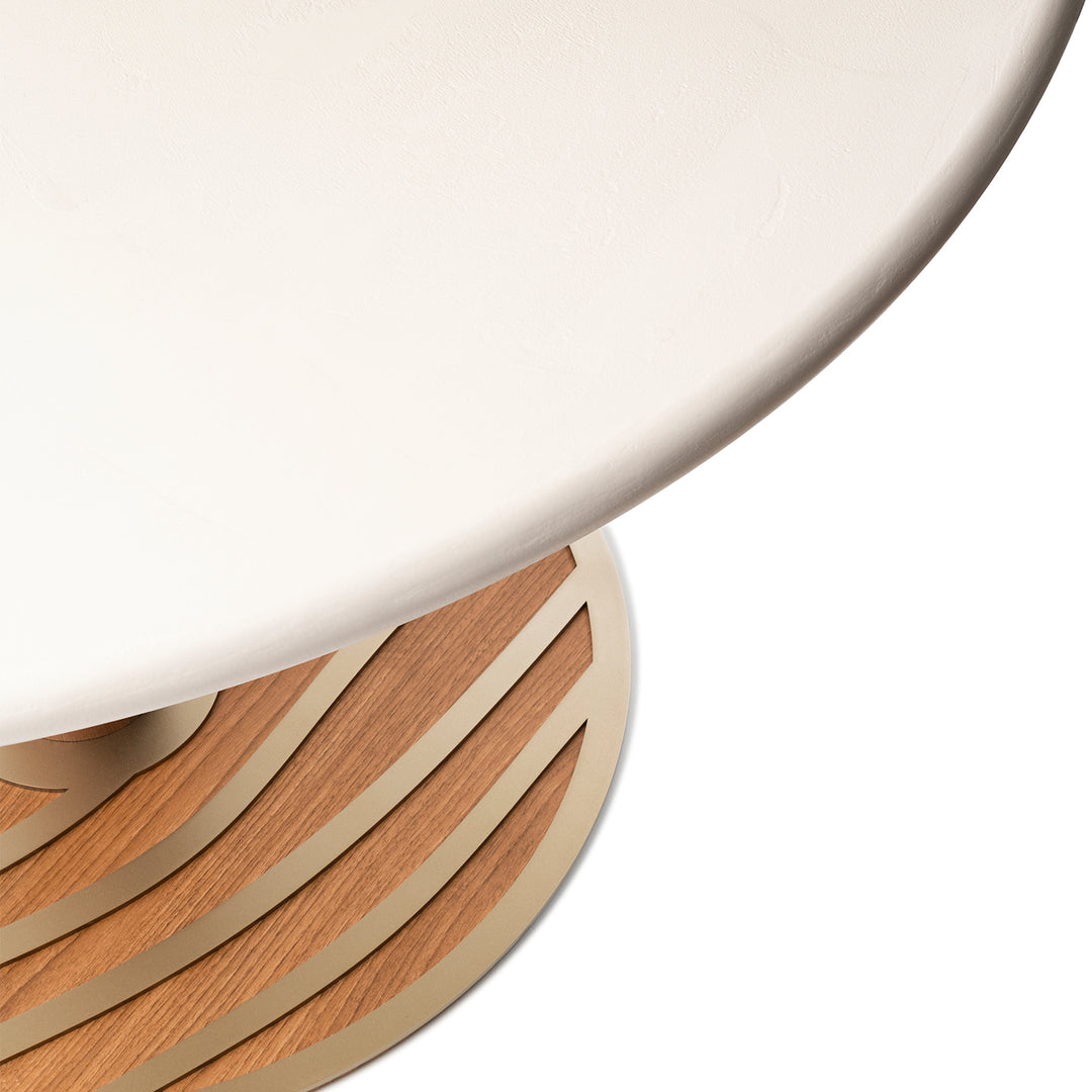 Ghaf Off-white Tea Table by Lorenza Bozzoli Jwana Hamdan | Artemest