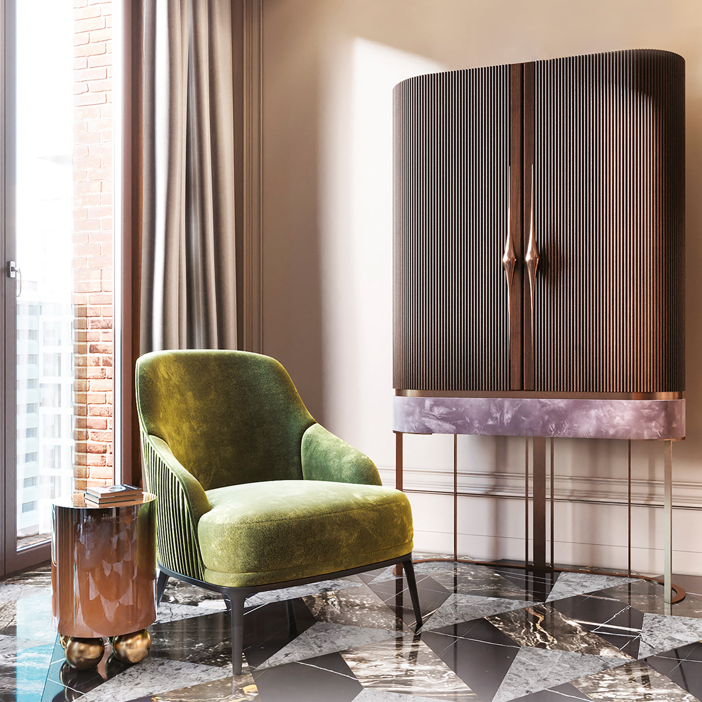 Juliet bar cabinet Medea 1905 | Artemest