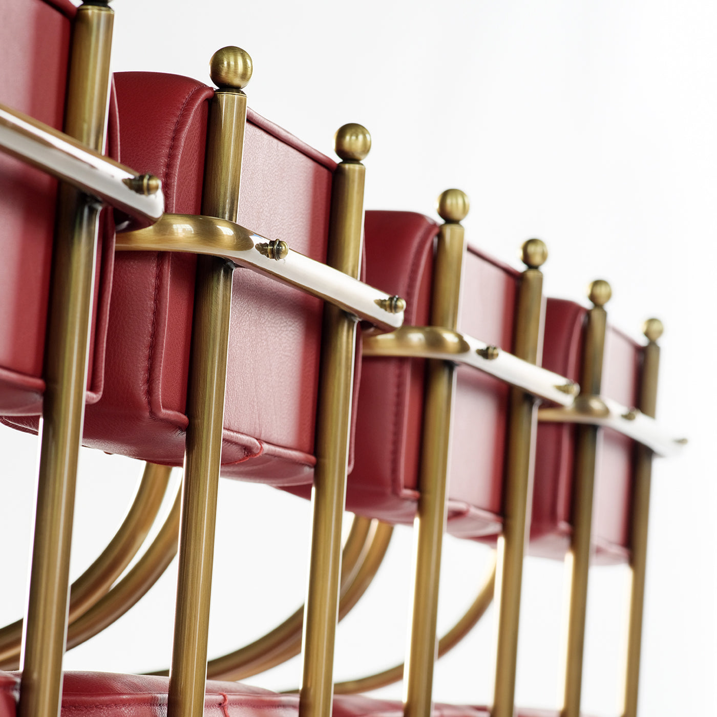 The Red Bar Stool B.B. for Reschio | Artemest