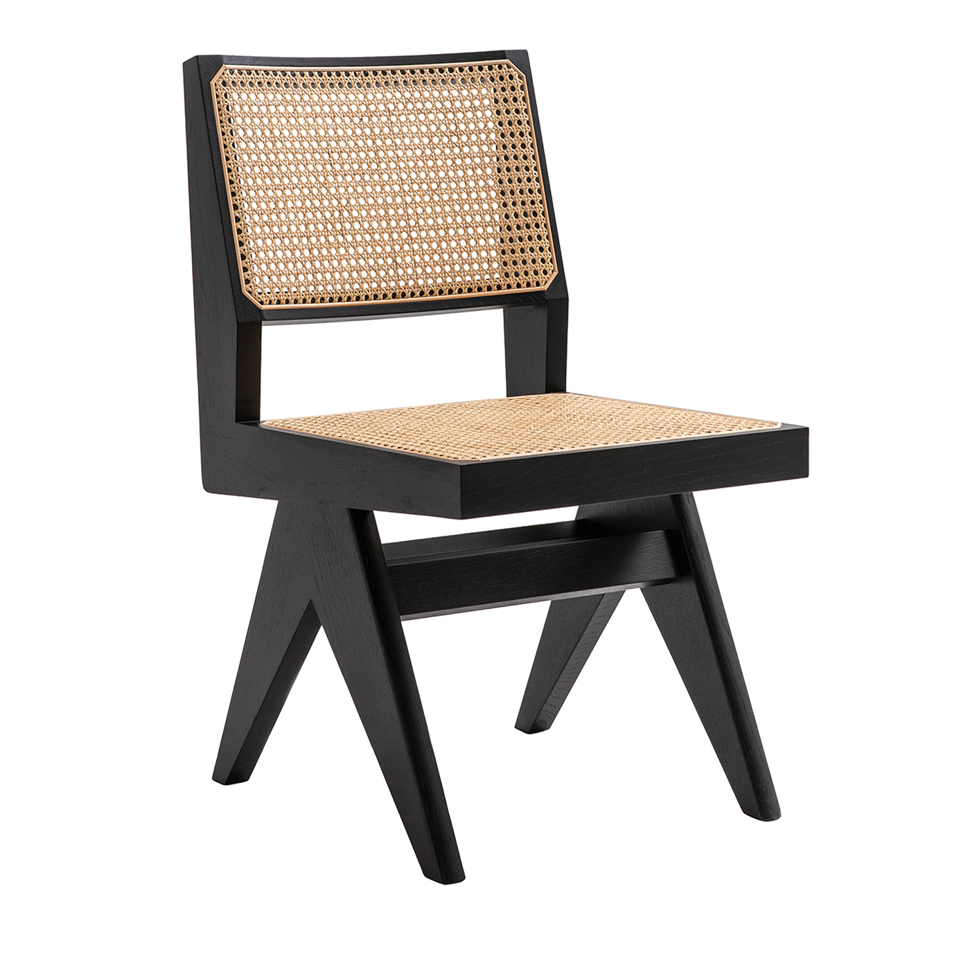 Capitol Complex Chair, Hommage à Pierre Jeanneret, Black Oak Wood ...