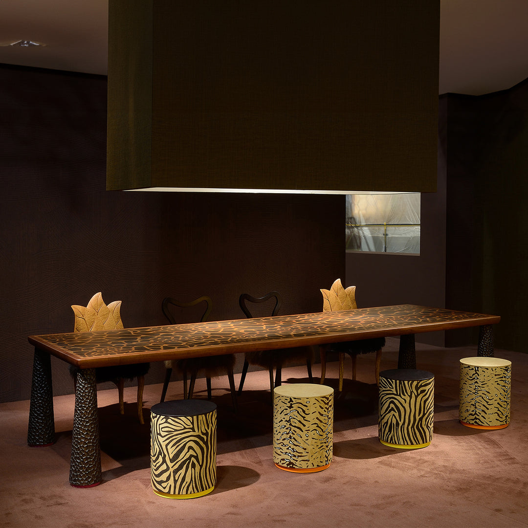 Triboo Tiger Cylindrical Stool by Lorenza Bozzoli Fratelli Boffi | Artemest