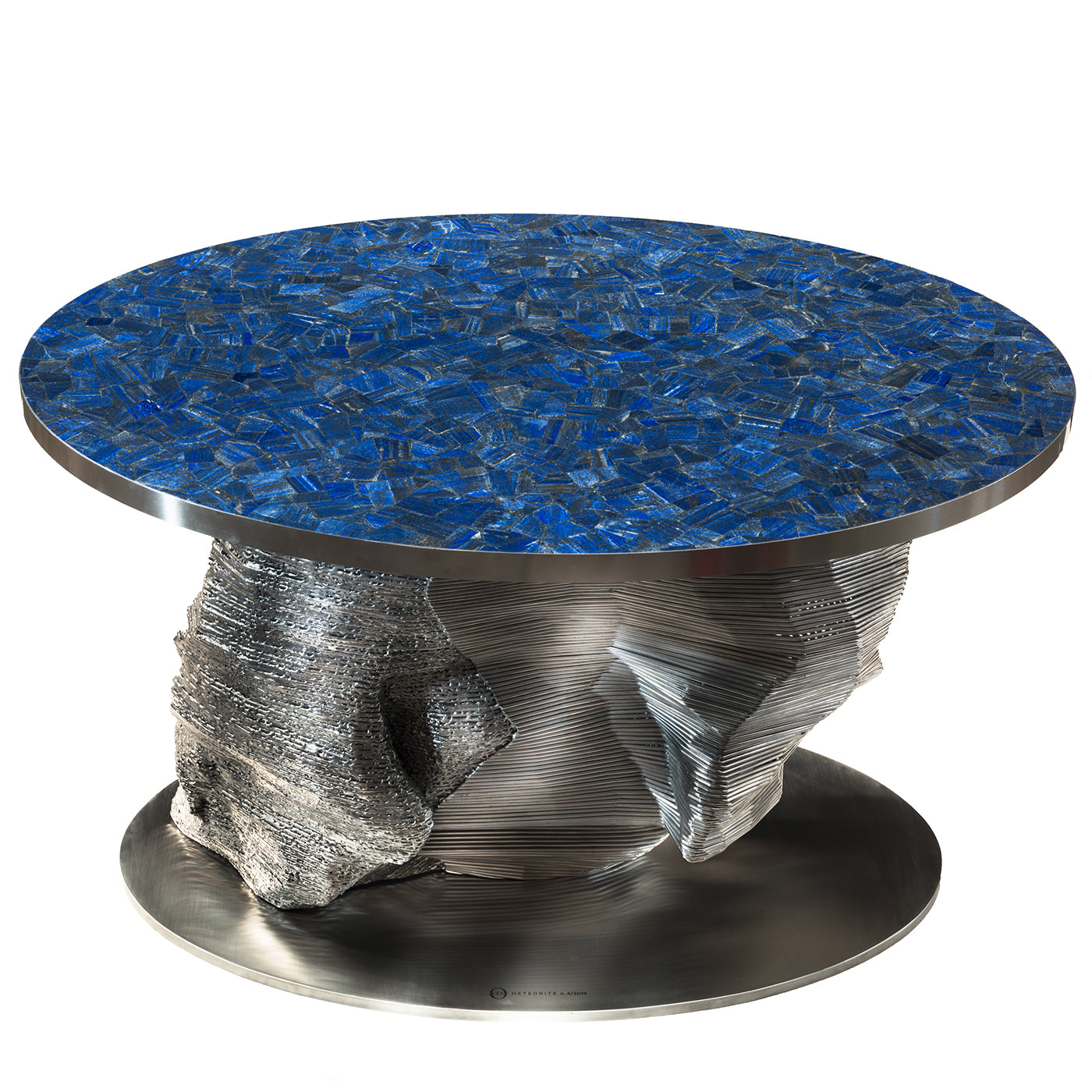 Meteorite N° 4 Table by Giò Pozzi Officina Della Scala | Artemest