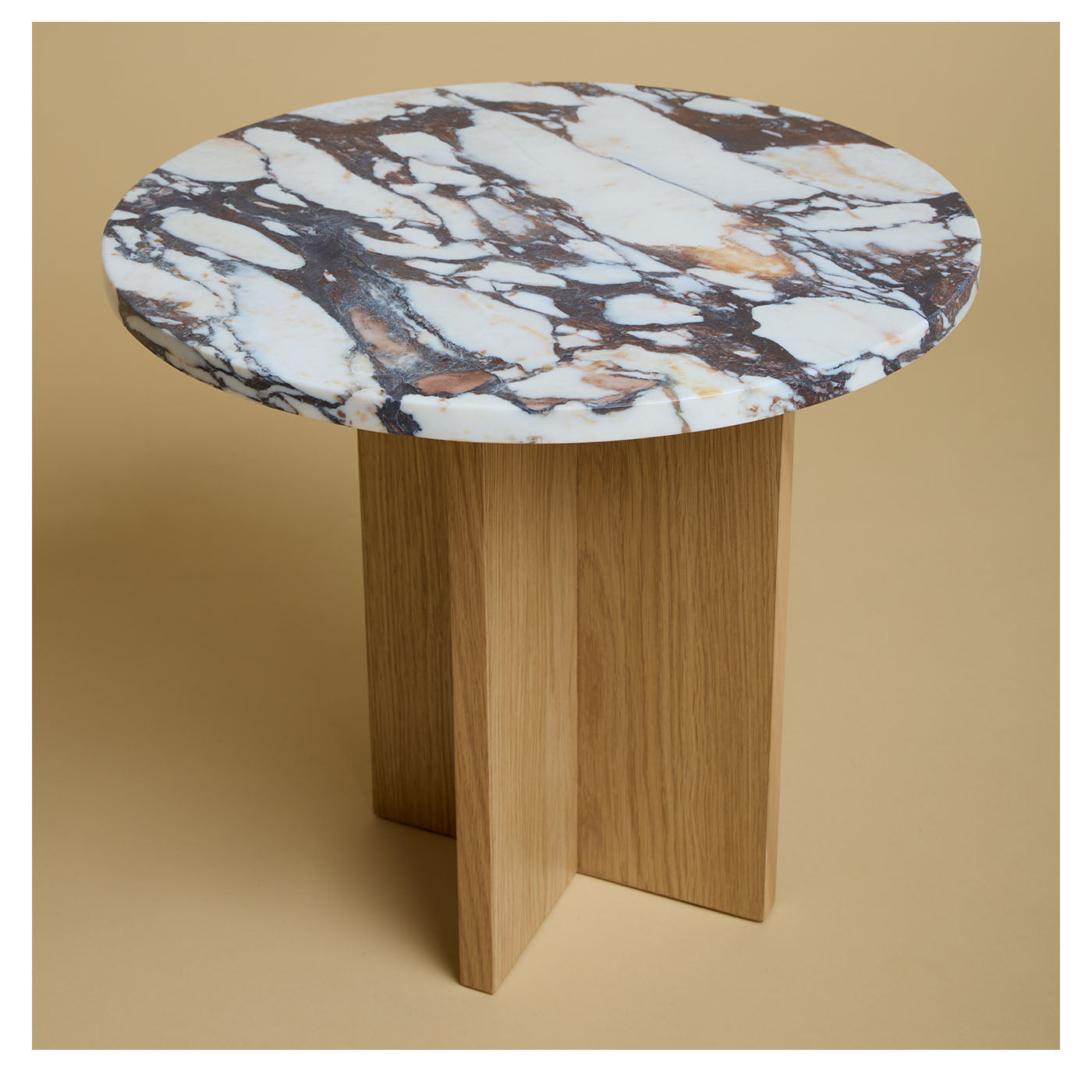 Sherman Calacatta and Durmast Side Table Lebanto | Artemest