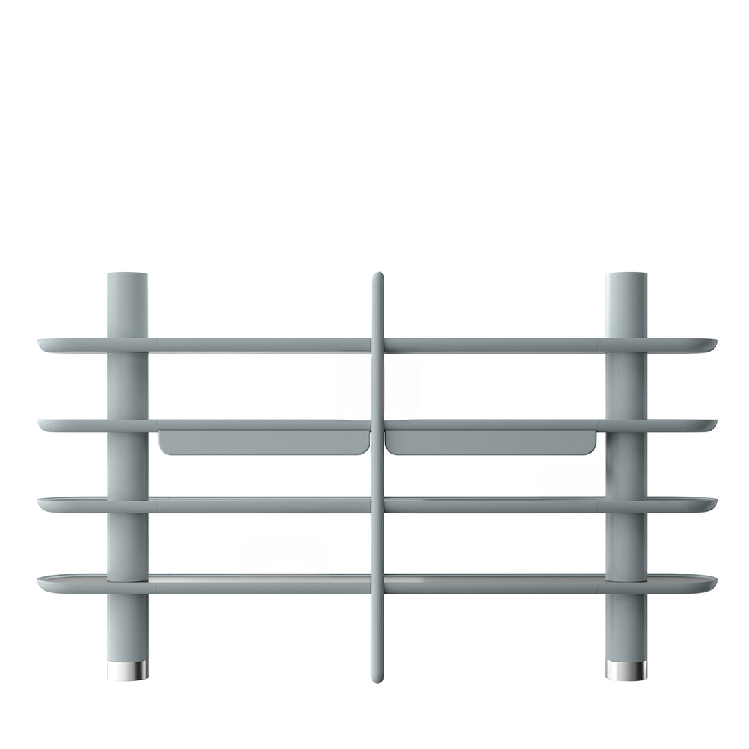 Mina Int4P 4-Shelf Pastel Light-Blue Bookcase Ultramobili | Artemest