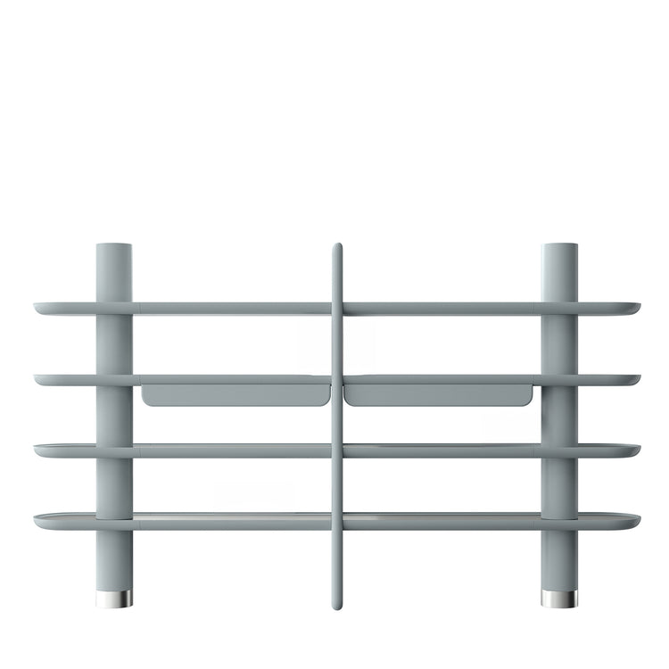 Mina Int4P 4-Shelf Pastel Light-Blue Bookcase Ultramobili | Artemest