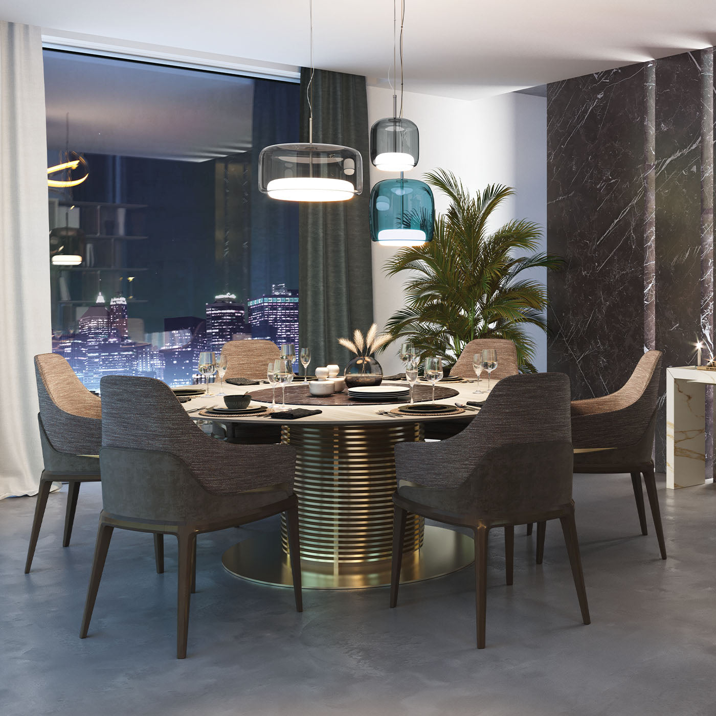 Aragorn Dining Table Inedito / Asnaghi | Artemest