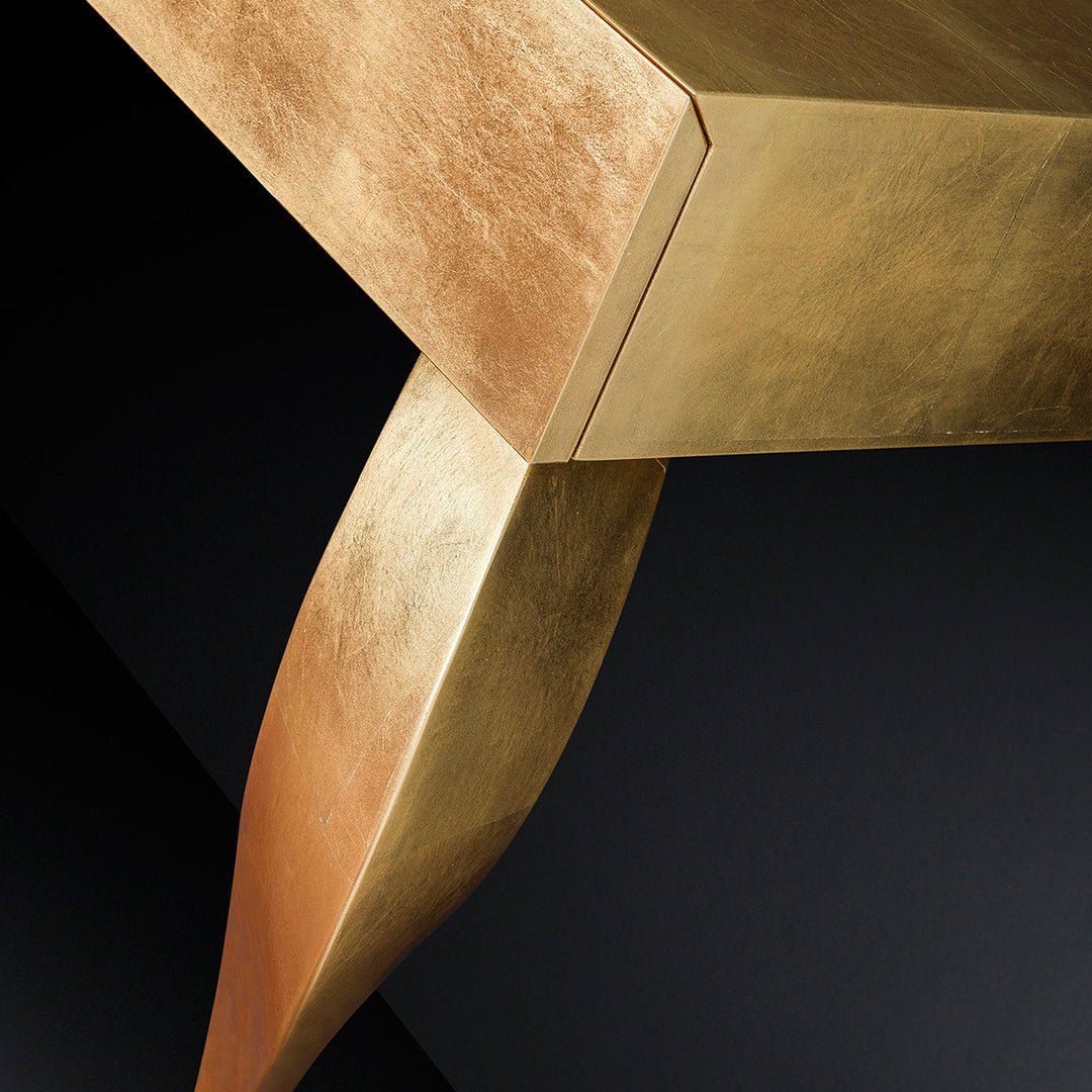 Luigi Gold Leaf Console VGnewtrend | Artemest