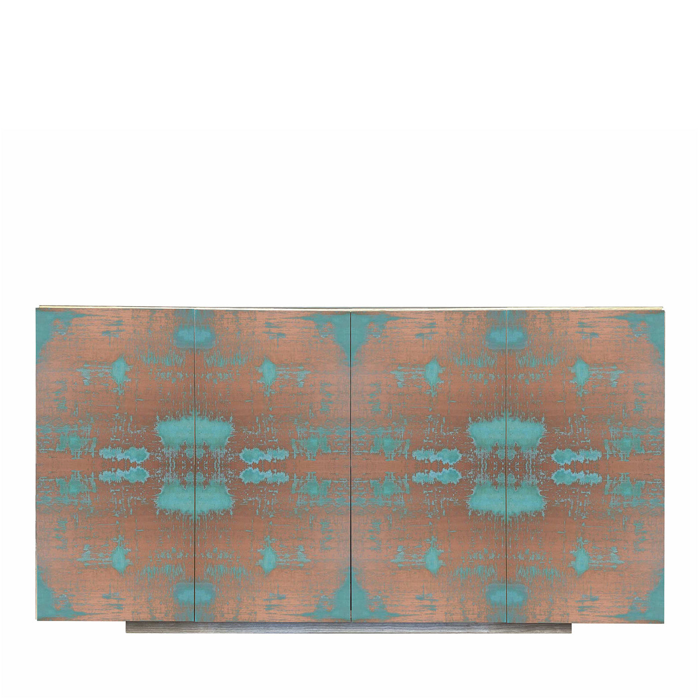 Boccadarno Due 4-Door Turquoise Sideboard by Meccani Studio Meccani ...