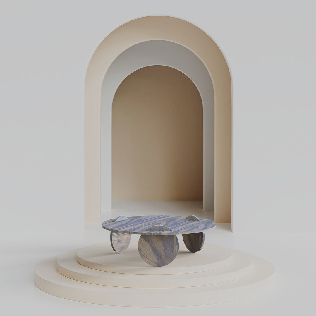 Circus Azul Macaubas Coffee Table by DebonaDemeo Dimarmo | Artemest