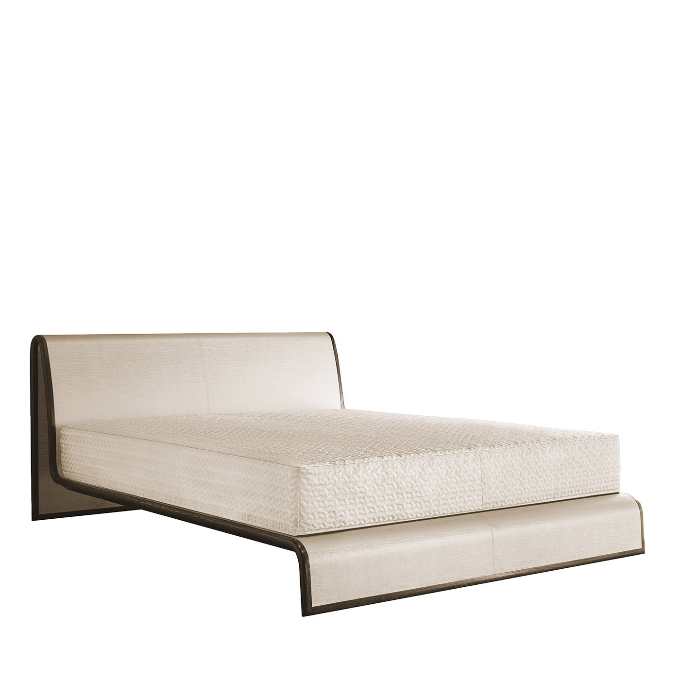 Morfeo Bed Technical Chinchilla fabric Armani Casa | Artemest