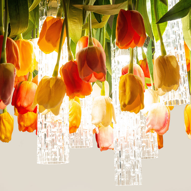 Flower Power 22-Light Polychrome Chandelier VGnewtrend | Artemest