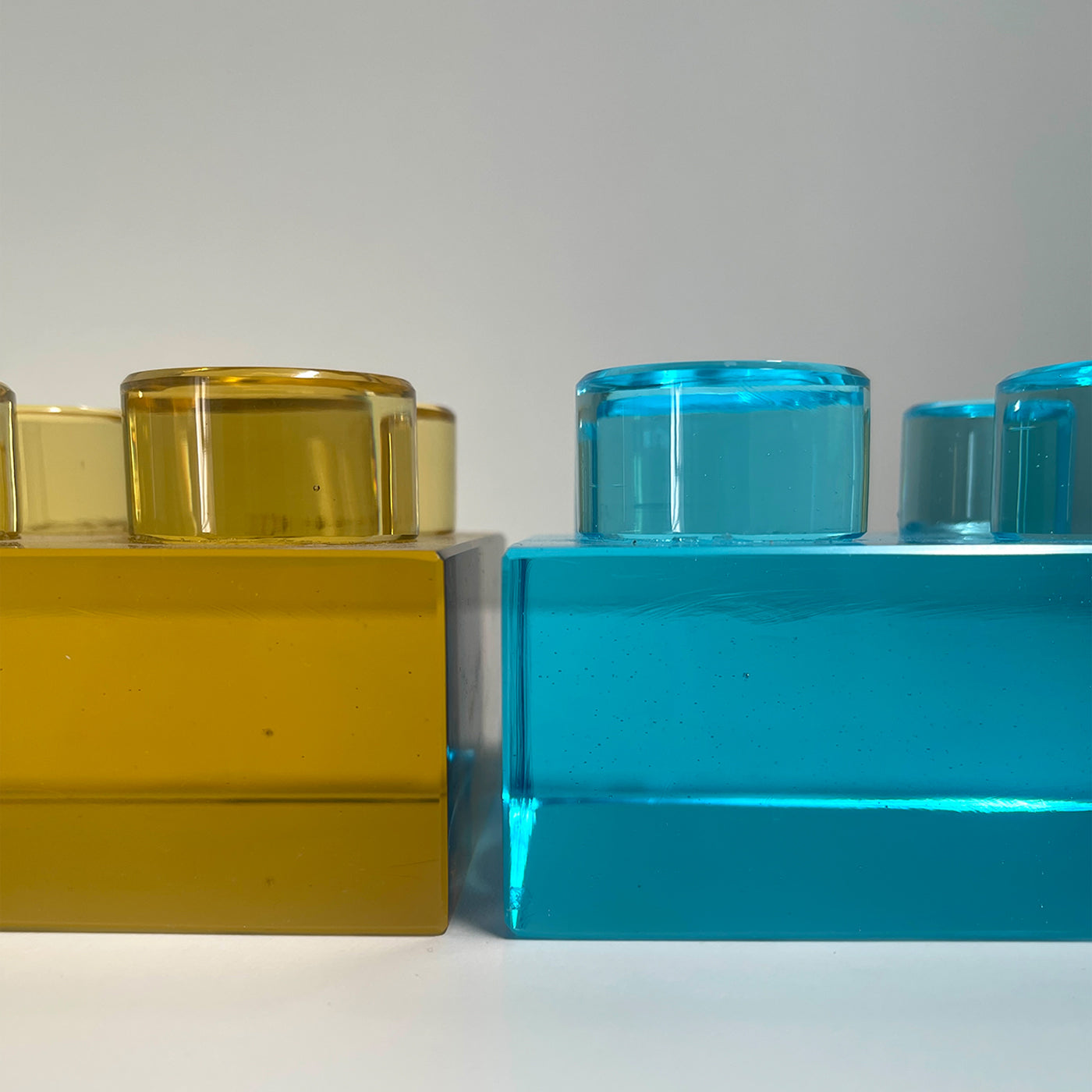 Brick Handmade Blu Crystal Sculpture Ghirò Studio | Artemest