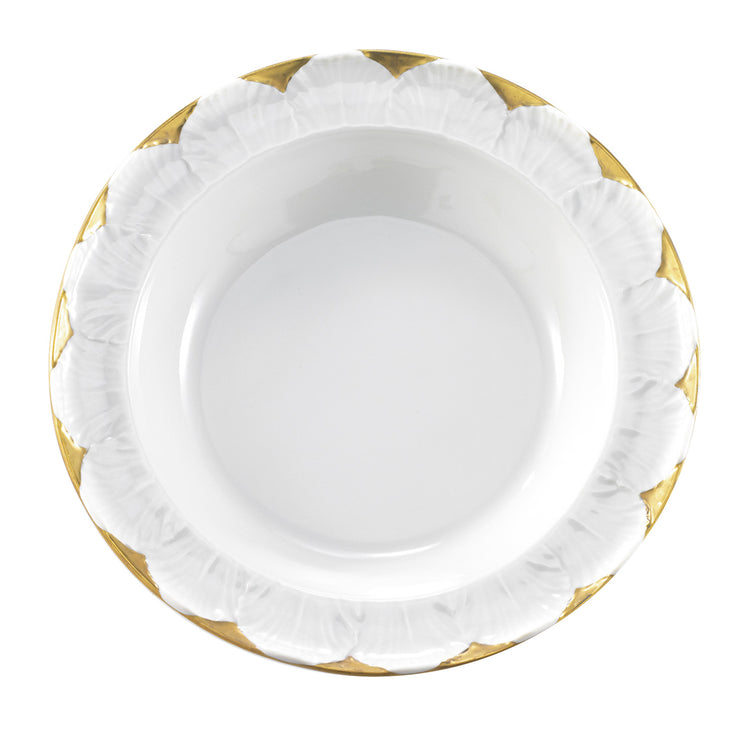 TULIP RIM SOUP PLATE Villari | Artemest