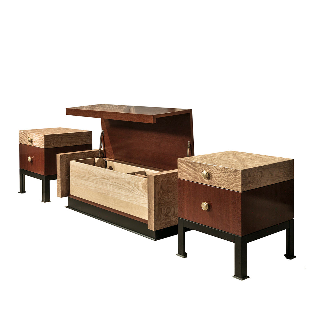 Rosewood Modular Dressing Table Provasi | Artemest