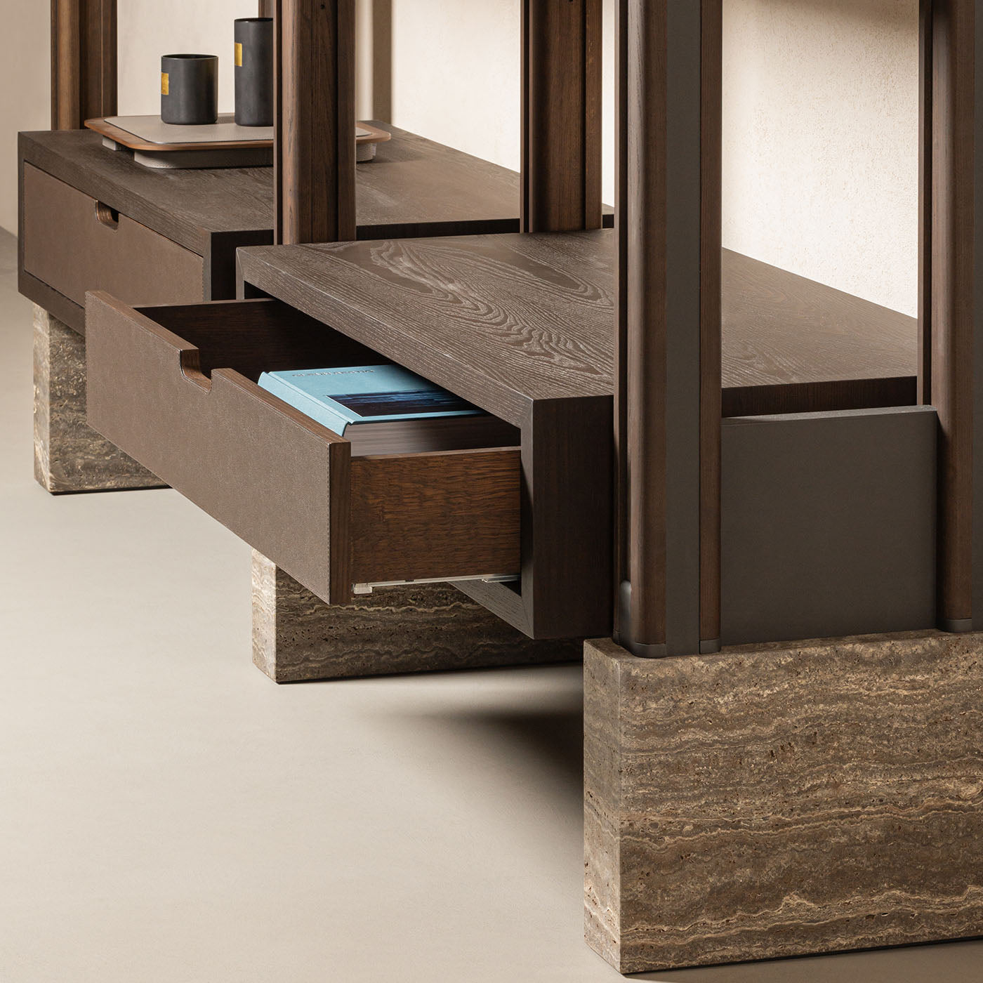 Lloyd Double Shelving Unit #1 Giobagnara | Artemest