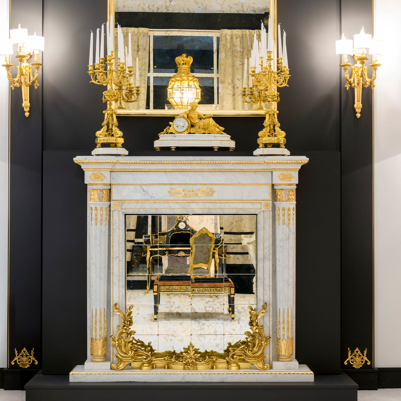 Empire Style Marble Fireplace CG Capelletti | Artemest