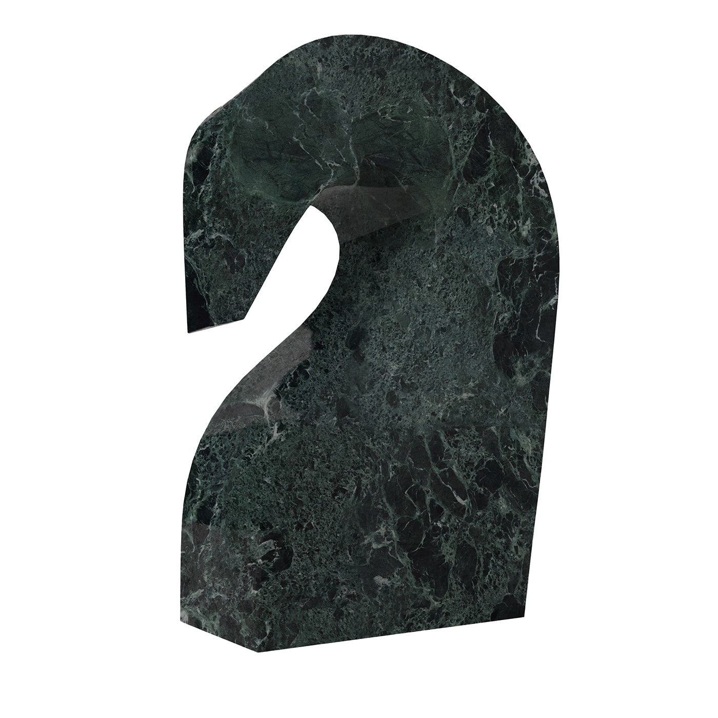 Metis Horse's Head-Shaped Verde Alpi Sculpture Carcino Design | Artemest