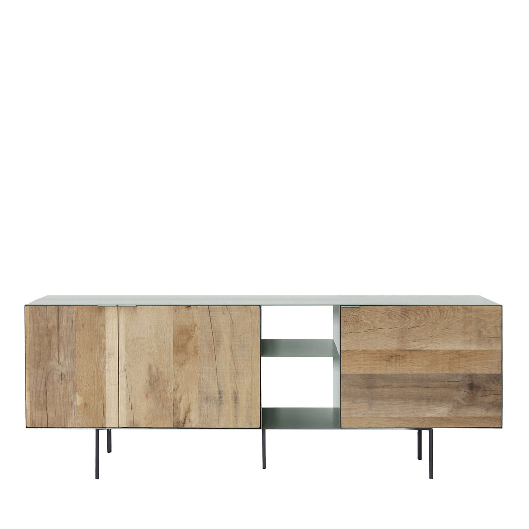 Viridis Sage-Green Durmast Sideboard Francomario | Artemest