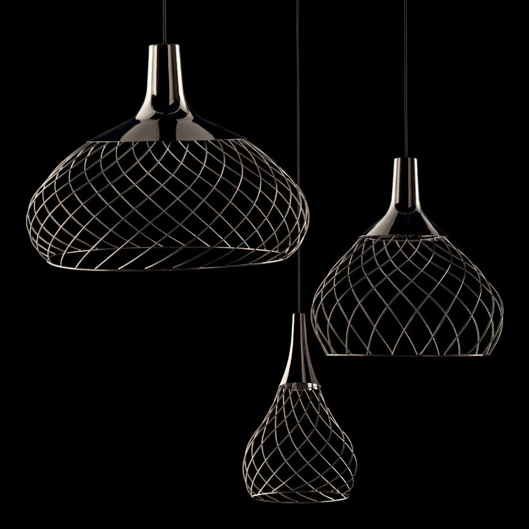 Mongolfier P1 Black Nickel Pendant Lamp Stilnovo | Artemest