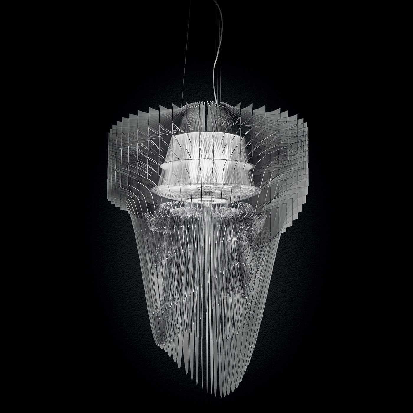 Aria XL Transparent Suspension by Zaha Hadid Slamp | Artemest