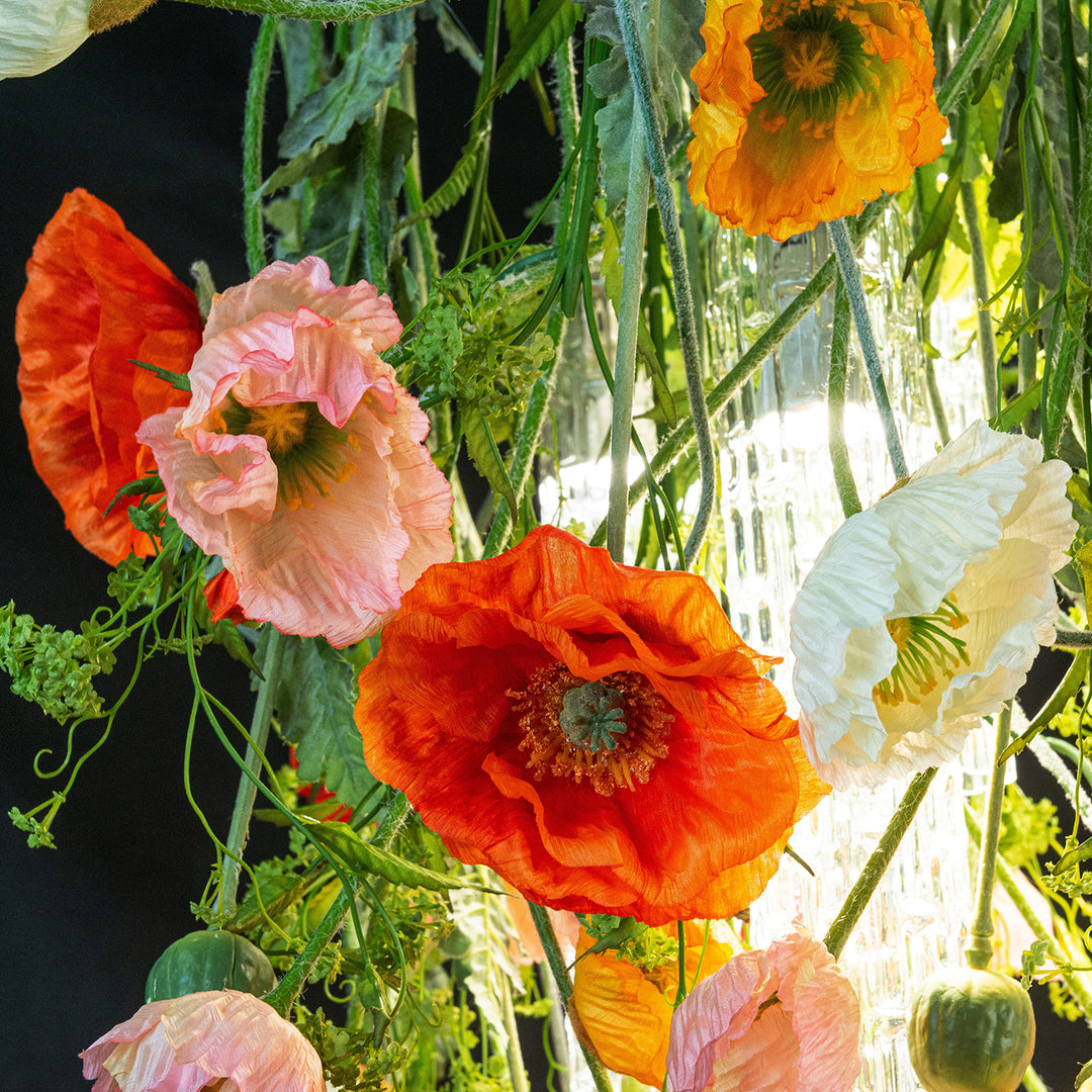 Flower Power Poppy Square Chandelier VGnewtrend | Artemest