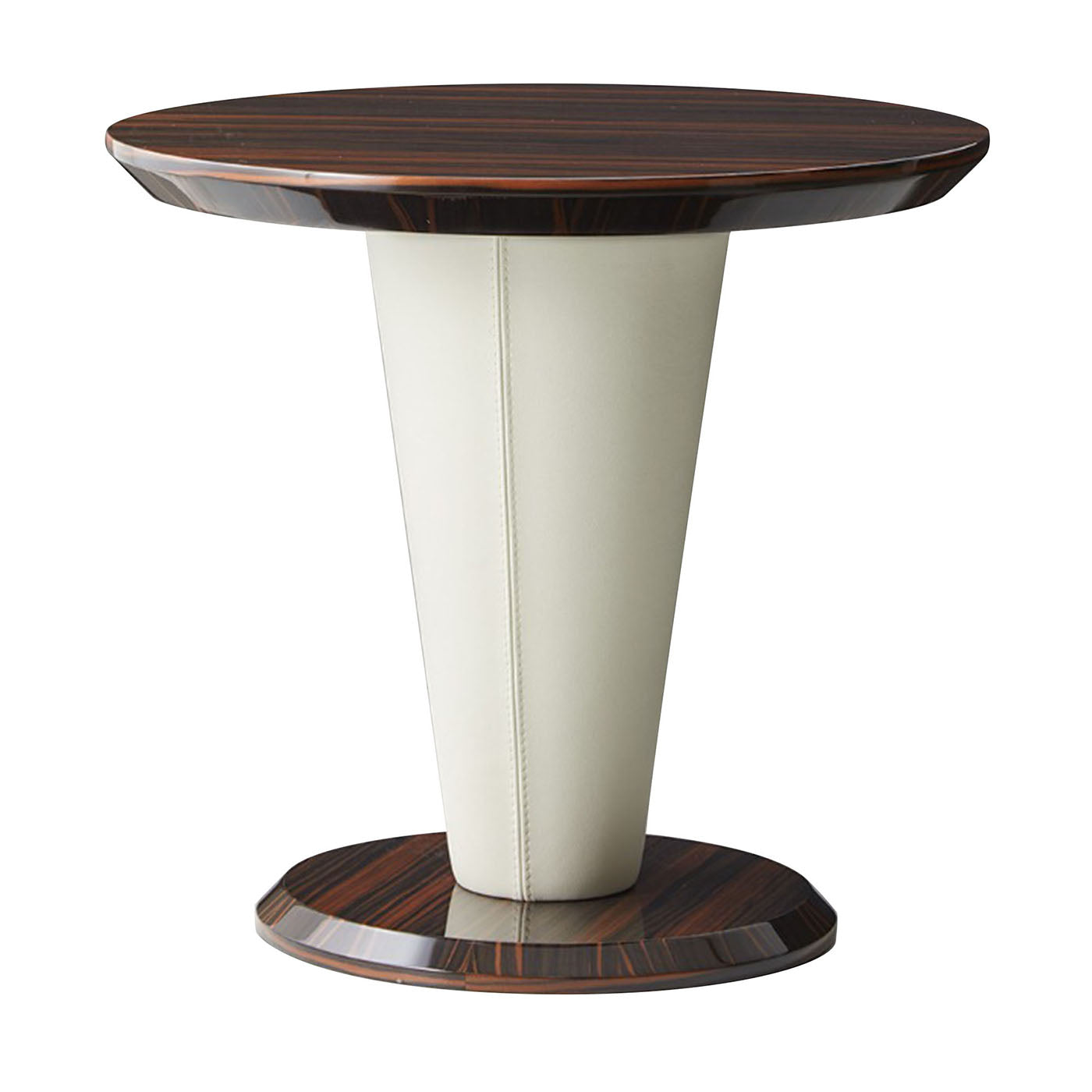 Rocchetto Wood Round Side Table Franco Bianchini | Artemest