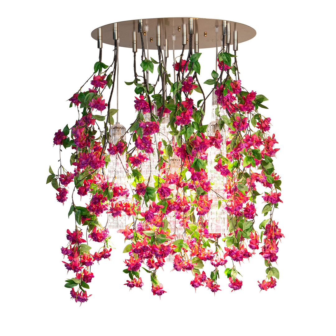 Flower Power Pink Cascade Large Chandelier VGnewtrend | Artemest