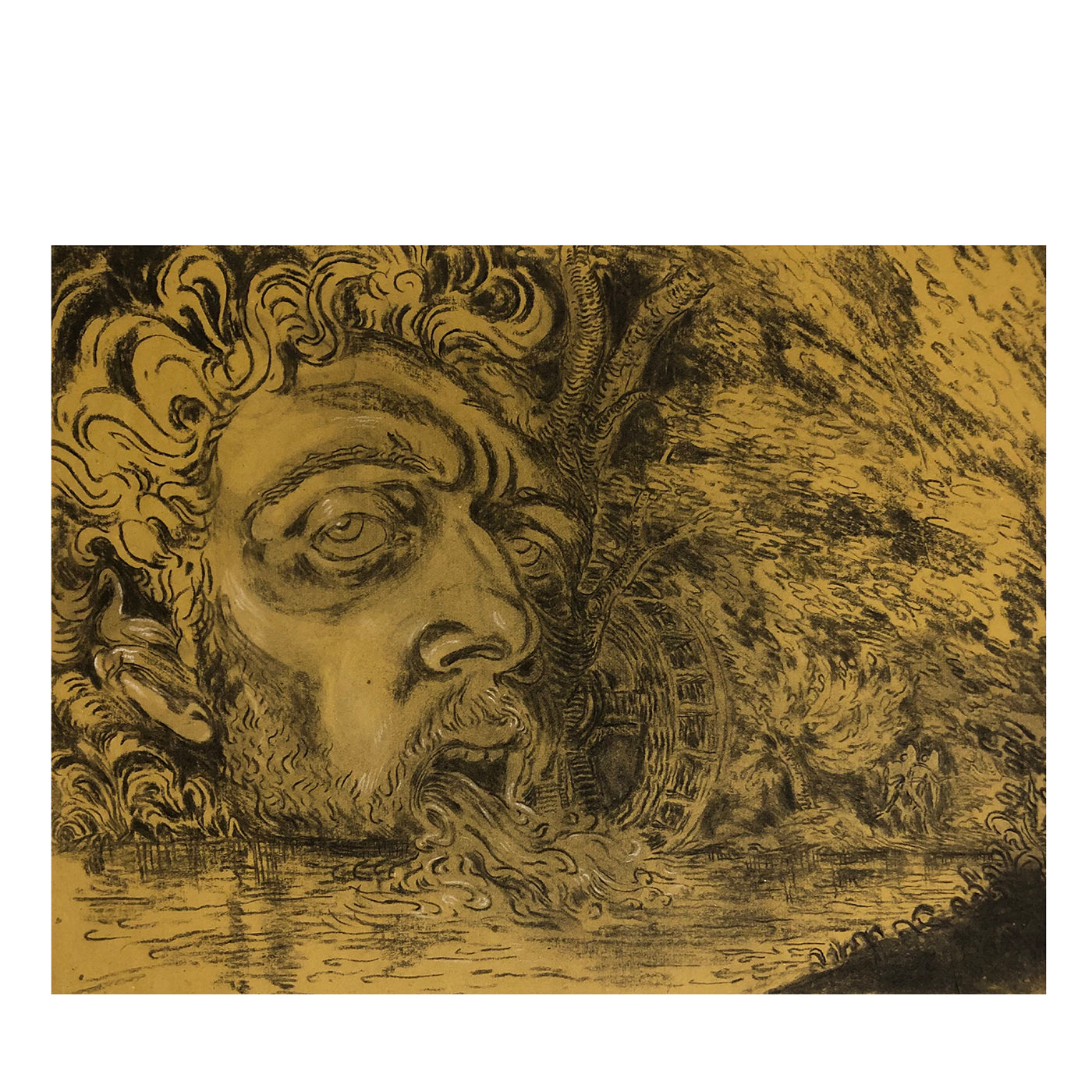 Mulino Drawing Antonio Fabozzi | Artemest