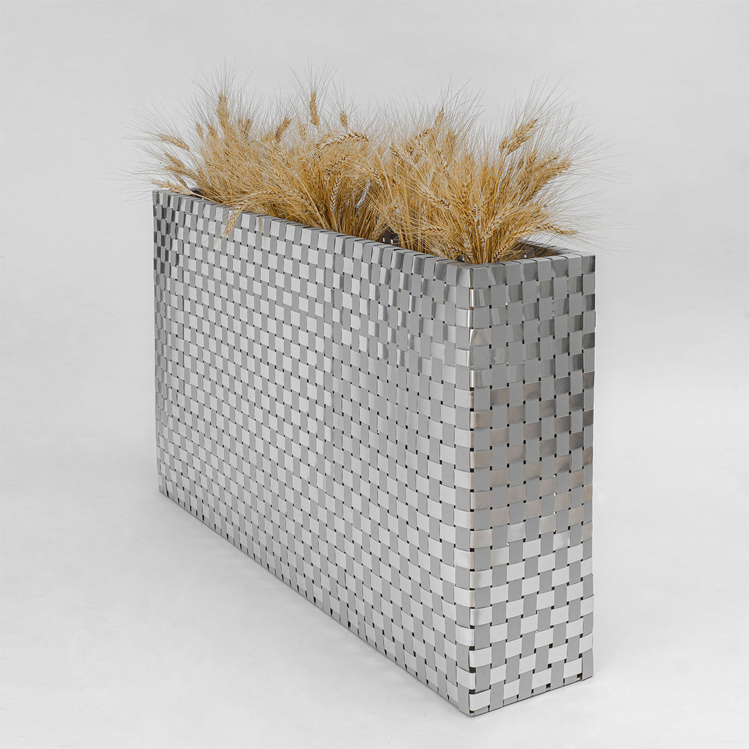 Per Viam Silver Cachepot Splot Design | Artemest