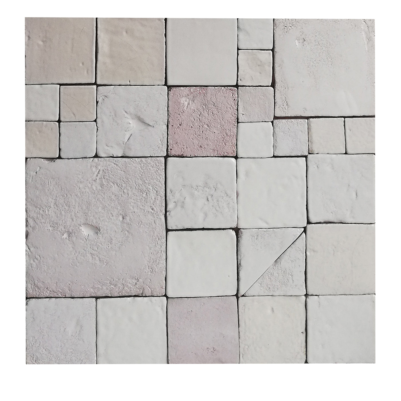 Clouds Nu/White Set of 112 Assorted Tiles Slow Tile | Artemest