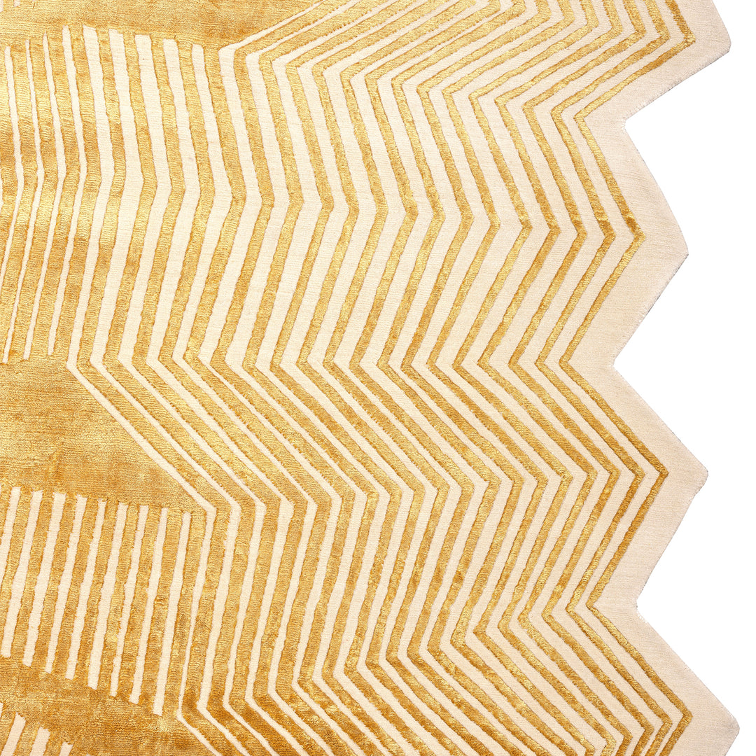 Info Ver. B Silk and Wool Rug by Karim Rashid Illulian | Artemest