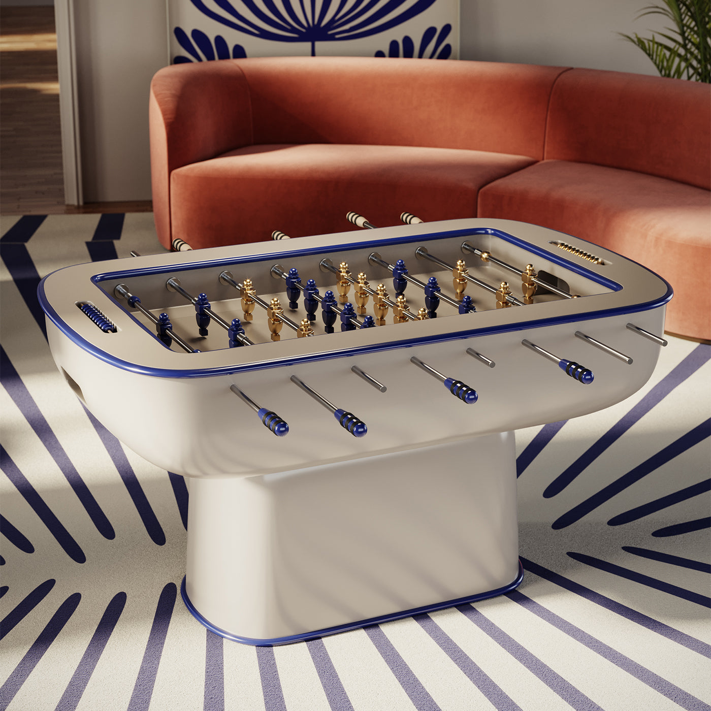 Oskar Glossy Perla Foosball Table Vismara | Artemest