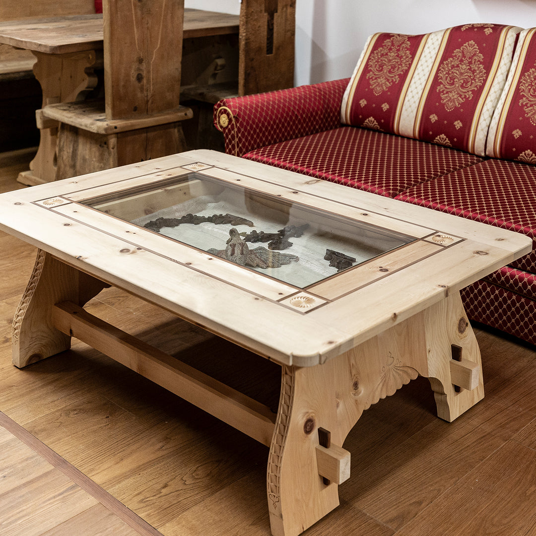 Pinewood Coffee Table Falegnameria Helmut Santifaller | Artemest