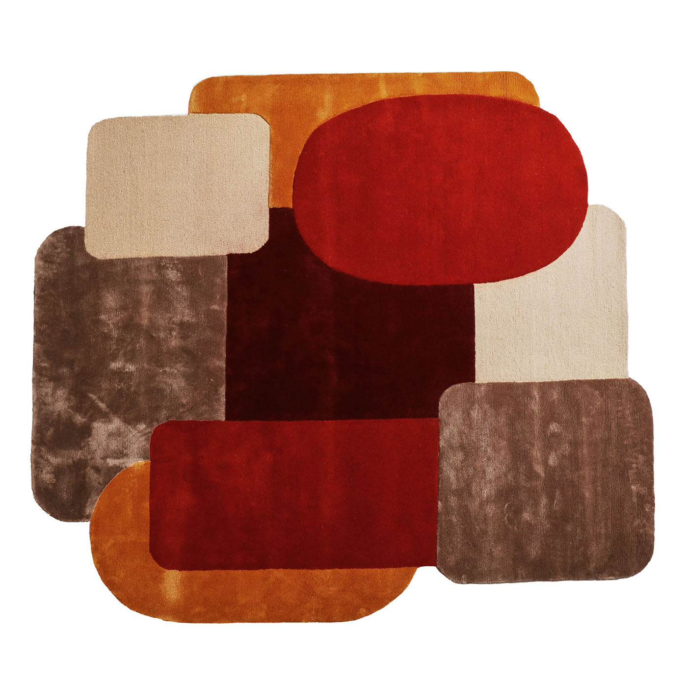 Zal Small Wool and Bamboo Silk Carpet FROMM. | Artemest