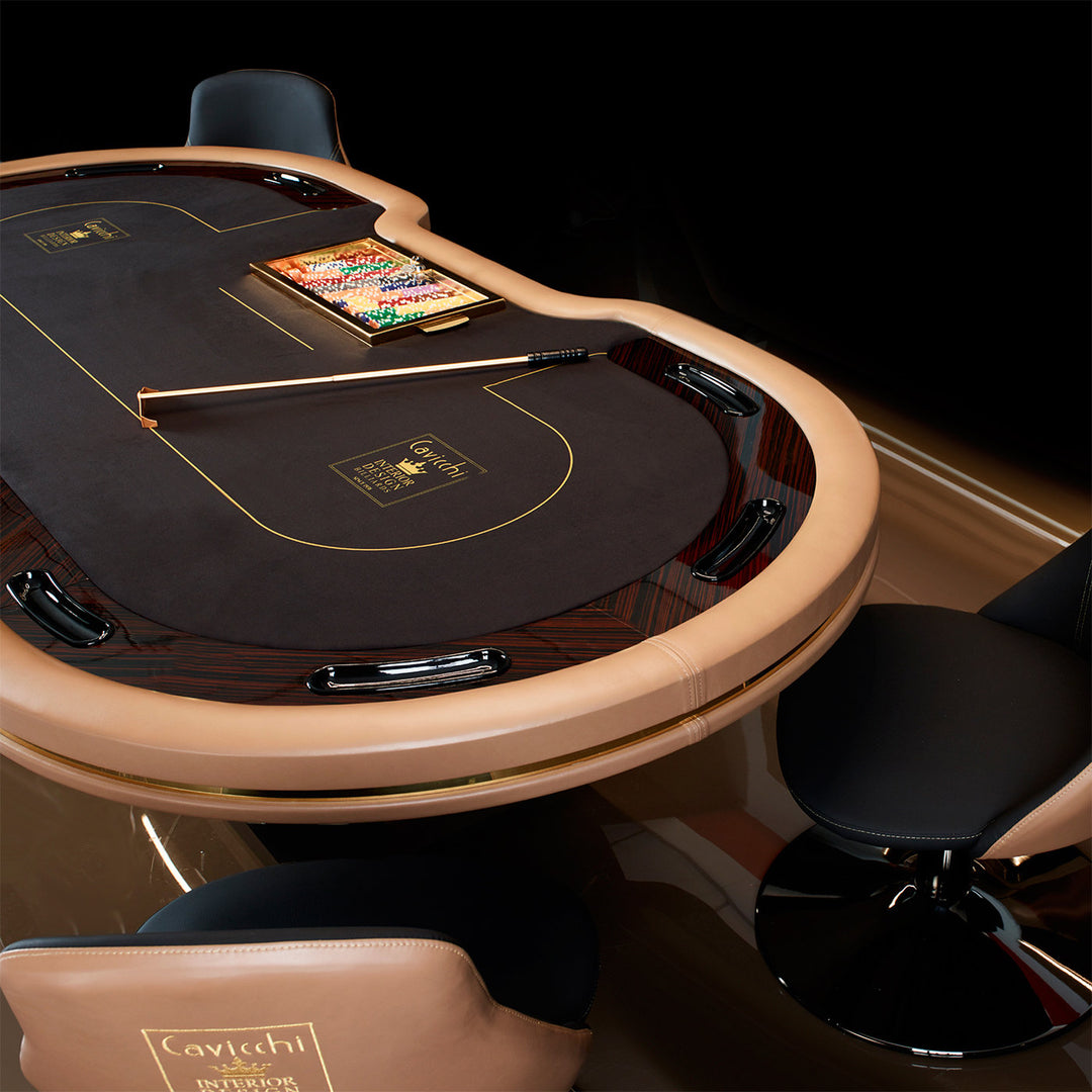 Texas Hold'em Moon Poker Table Cavicchi | Artemest