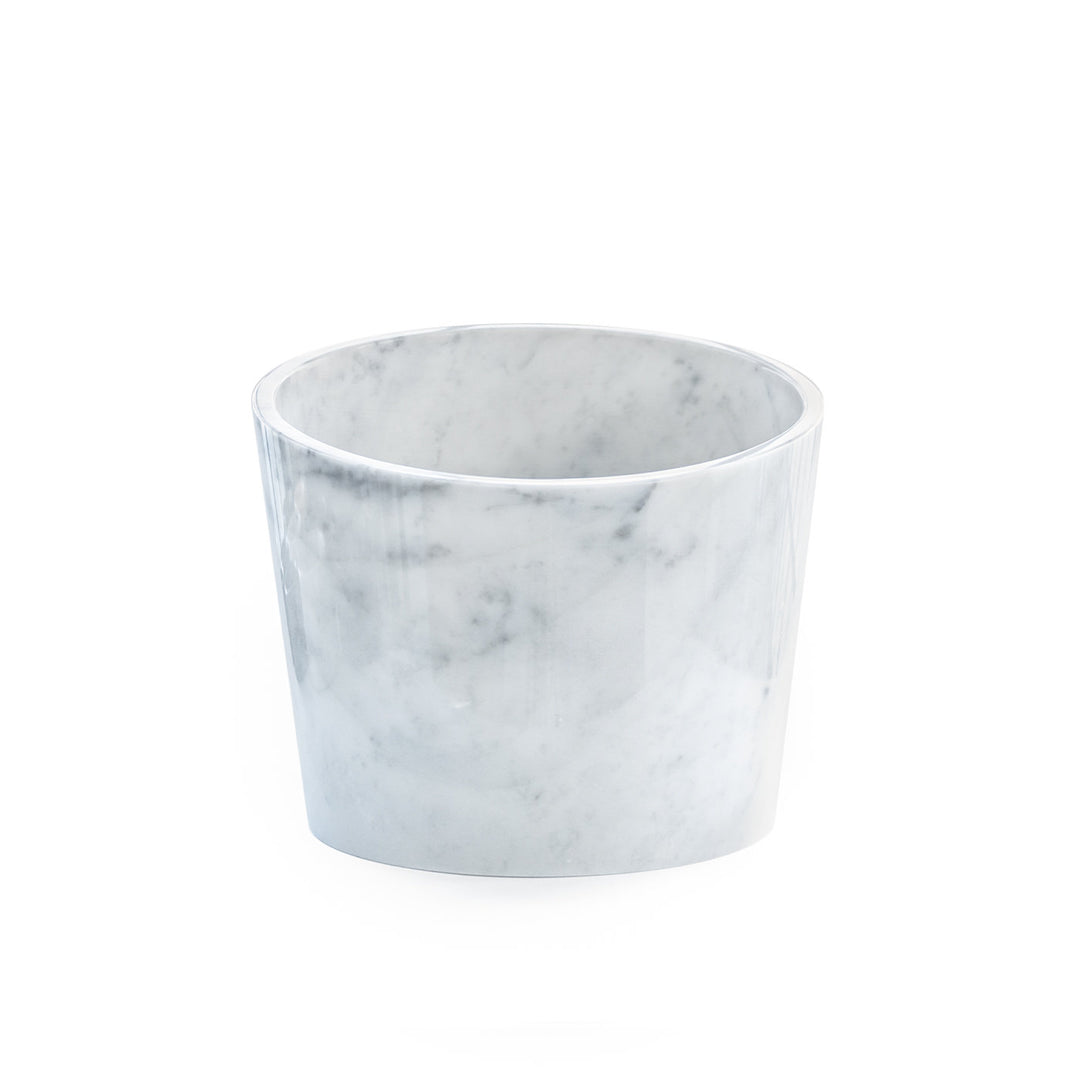 White Marble 4-Bottle Ice Bucket FiammettaV Home Collection | Artemest