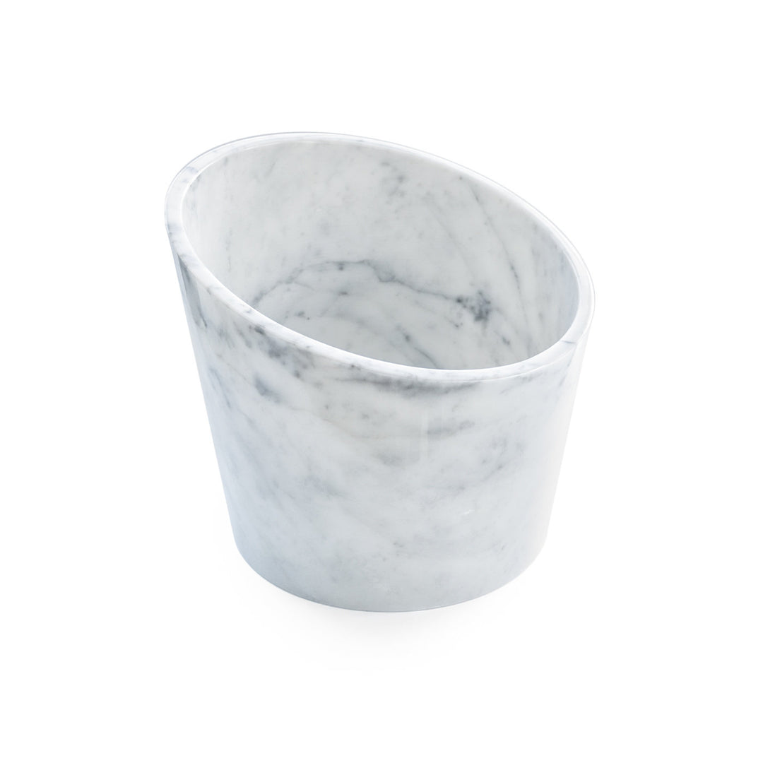 White Marble 4-Bottle Ice Bucket FiammettaV Home Collection | Artemest