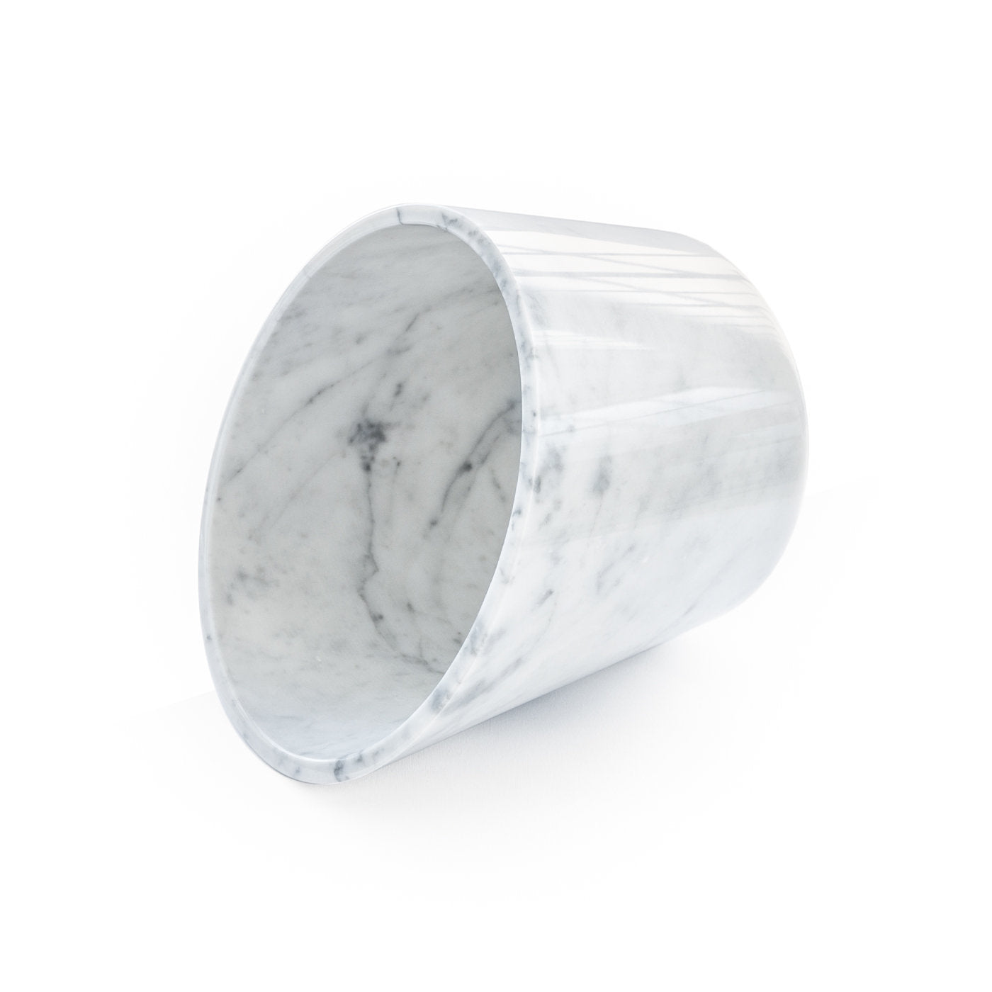 White Marble 4-Bottle Ice Bucket FiammettaV Home Collection | Artemest